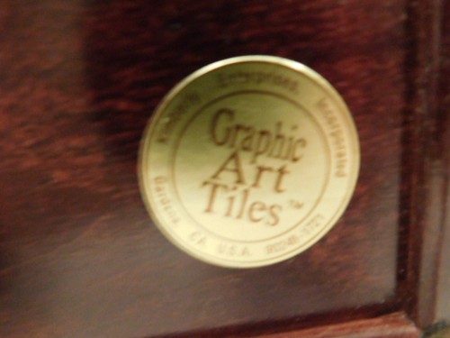 Kimberly Enterprises Handcrafted Graphic Art Tiles Wood Jewelry/Trinket ...