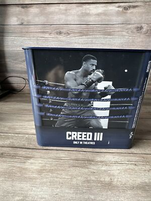 Creed III Tin Popcorn Metal Tin Bucket AMC Exclusive Creed 3 Ships ...