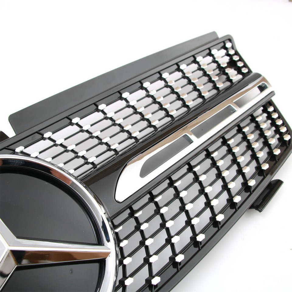 2005 2006 2007-2008 Mercedes Benz W164 ML350 Front Grill Grille w/3D ...