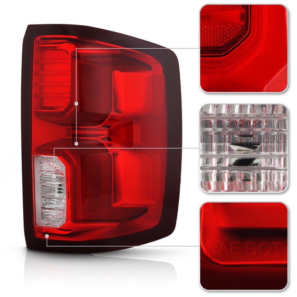 For 2016-2018 Chevy Silverado 1500 High Country | LTZ LED Tail Light RH ...