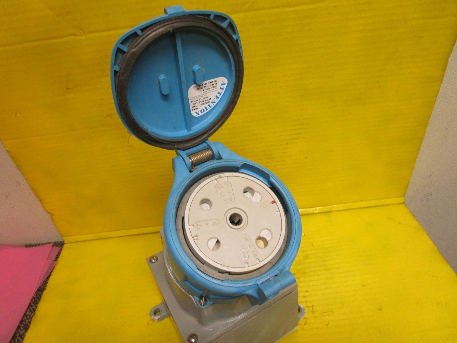 MARECHAL ELECTRIC RECEPTACLE/CONNECTOR 31-94033 DR 150 AMP 240V VOLT ...