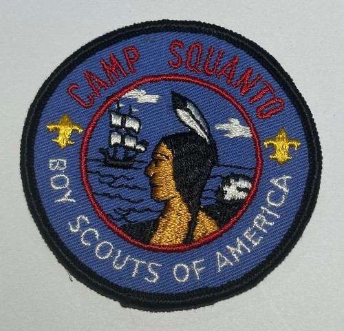 Camp Squanto Massachusetts Black Boy Scout Patch TK9 | eBay