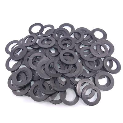500pcs M12 Black Nylon Flat Washers | eBay