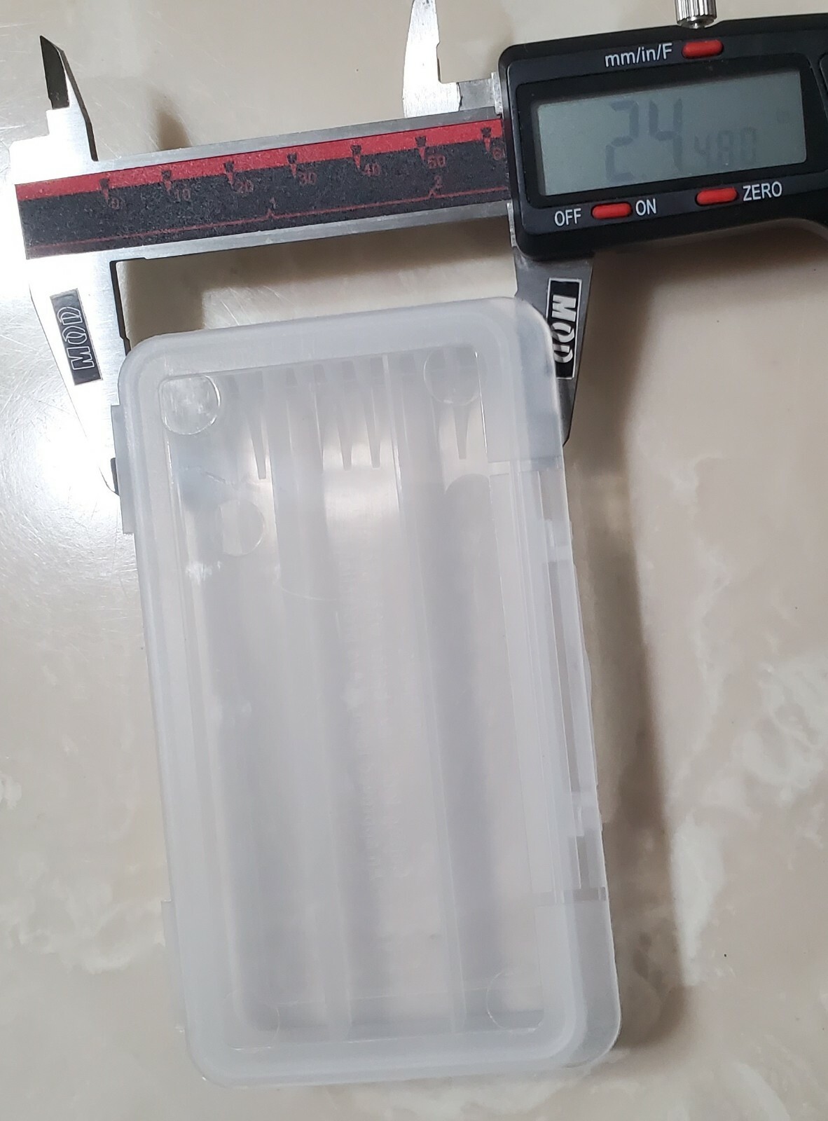 5 PCS TAP STORAGE BOX WITH LOCKING LID, END MILL DRILL HARDWARE JEWELRY ...