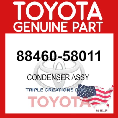 Genuine Toyota 88460-58011 Condenser Assy Cooler 8846058011 OEM | eBay
