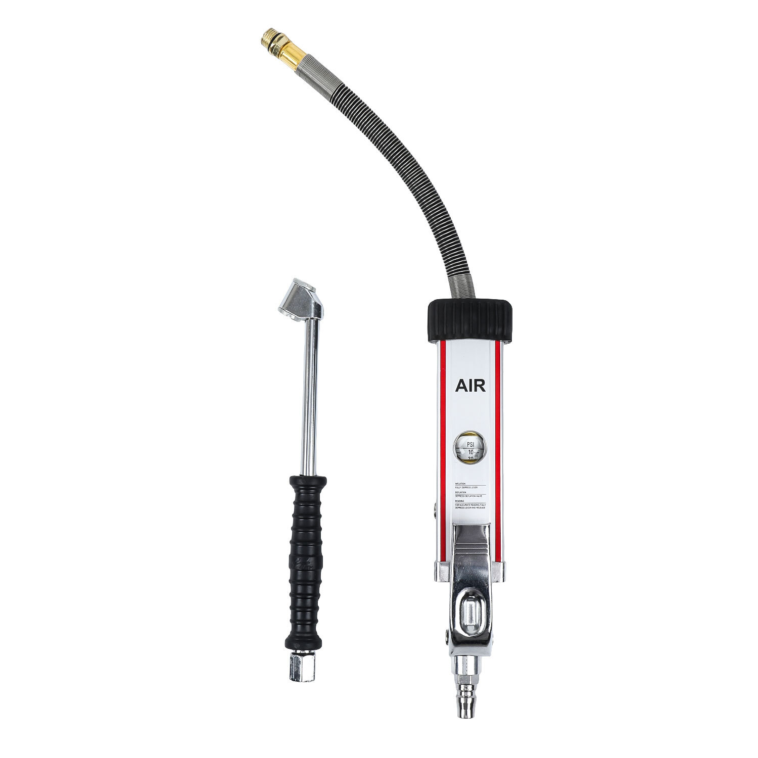 Professional Tyre Inflator with Gauge Air Line Pressure Tester Tyre ...