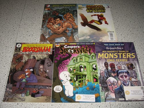 Horror Army of Darkness Marvel Zombies Casper Monster Comic Book ...