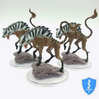 Leucrotta x3 - Darklands Rising #32 Pathfinder Battles D&D Hyena ...