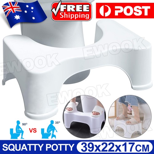 Sit & Squat Squatty Potty Stool Eco NON-SLIP Toilet Step Stool Healthy ...