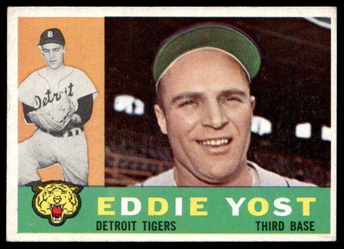 1960 Topps #245 Eddie Yost Baseball Detroit Tigers | eBay