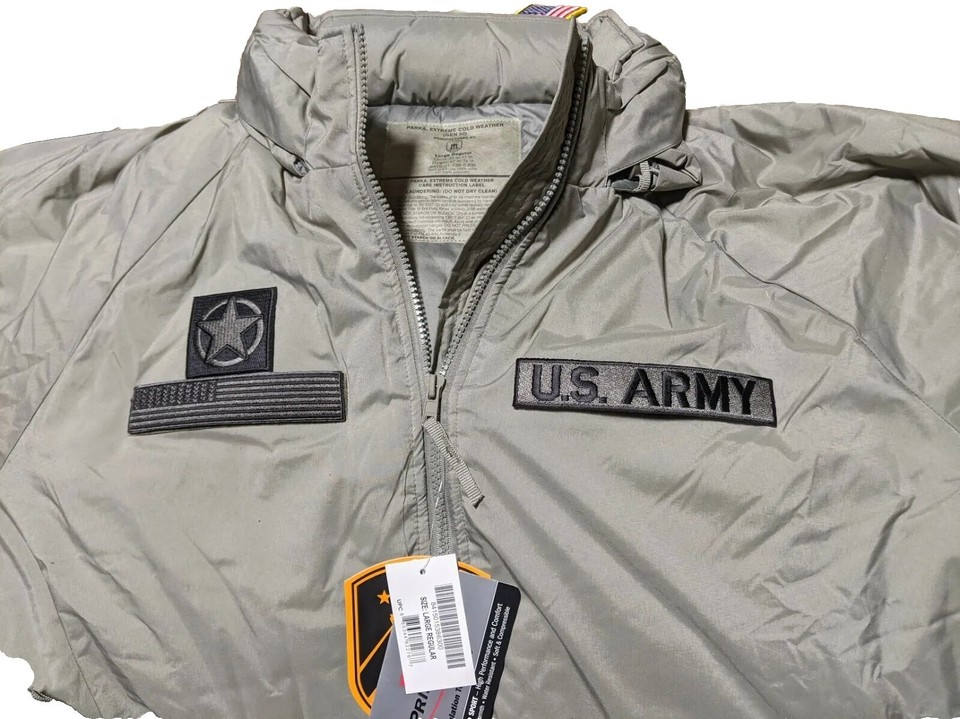 US Army Gen 3 lll PCU Level 7 Primaloft Extreme Cold Weather ECW Parka ...