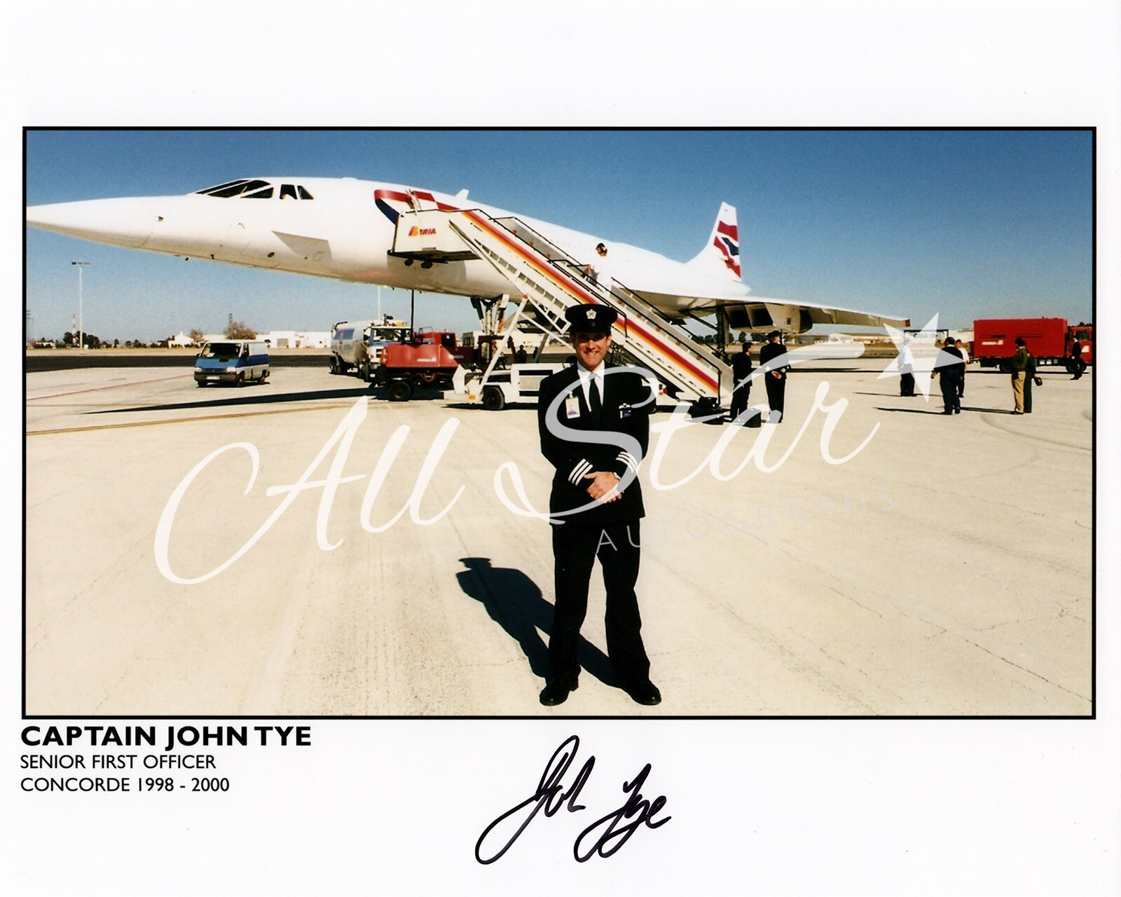 CONCORDE - Captain John Tye Signed Photograph 03 (MC) | eBay UK