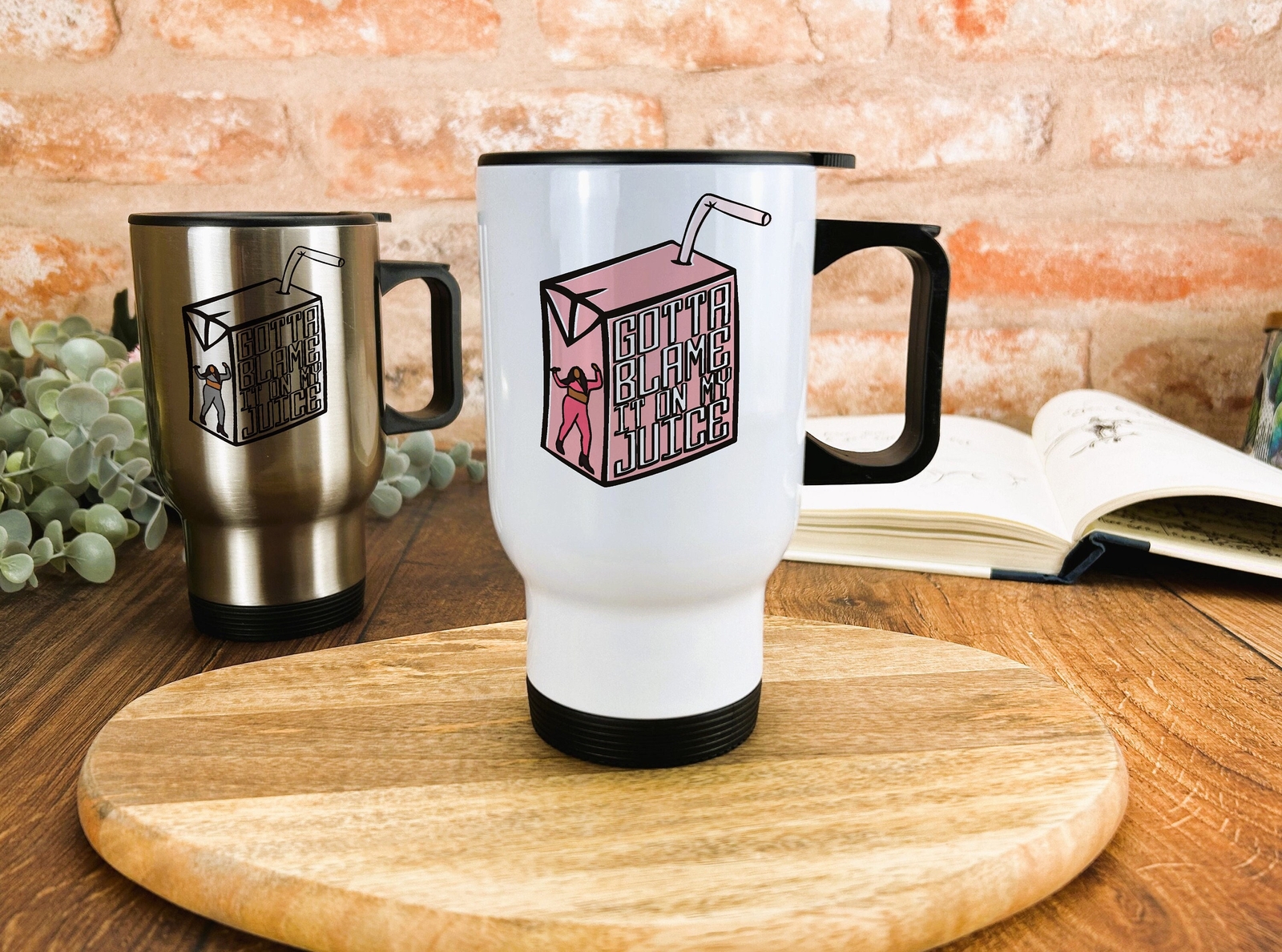 Lizzo Juice Travel Mug Song Lyrics Blame It On My Juice Colourful Gift ...