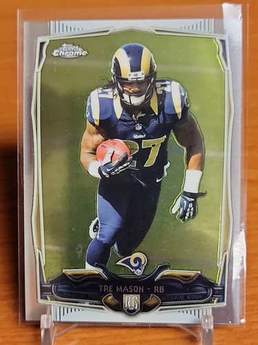 Tre Mason 2014 Topps Chrome #164 RC Rookie Card St. Louis Rams | eBay