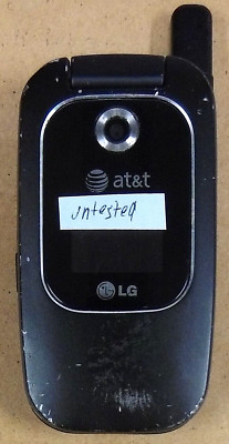 LG CU400 - Black and Gray ( AT&T ) Cellular Flip Phone - Untested | eBay