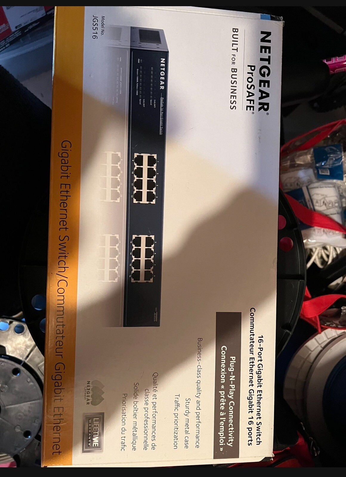 NetGear ProSafe (JGS516) 16-Ports Rack-Mountable Switch 606449036398| eBay