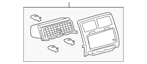 Center Instrument Panel Sub Assembly Scion XD 2008-2014 Genuine Part ...