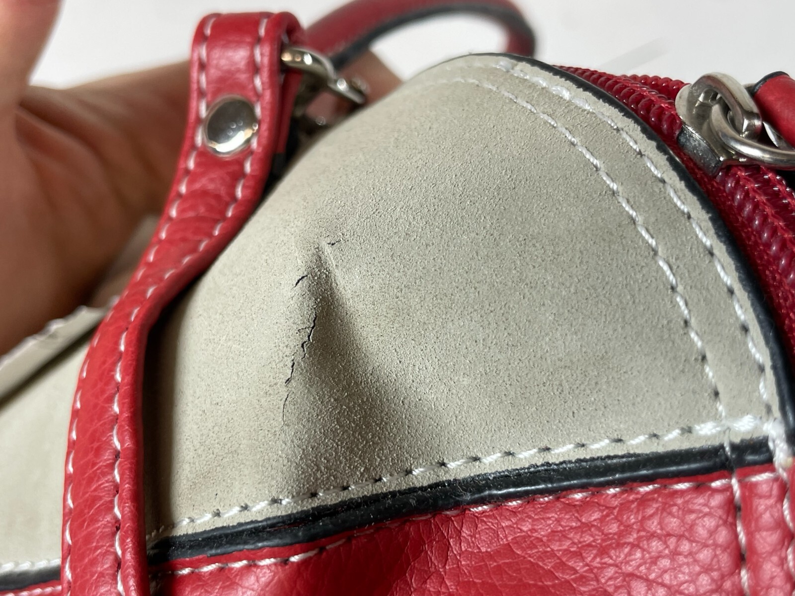 SR Squared Sondra Roberts Red Cream IU Hoosiers Footb… - Gem