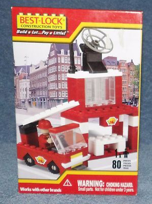 COBI/BEST-LOCK BUILDING SET 2008 FIRE TRUCK BUILDING SET 80 PIECES | eBay