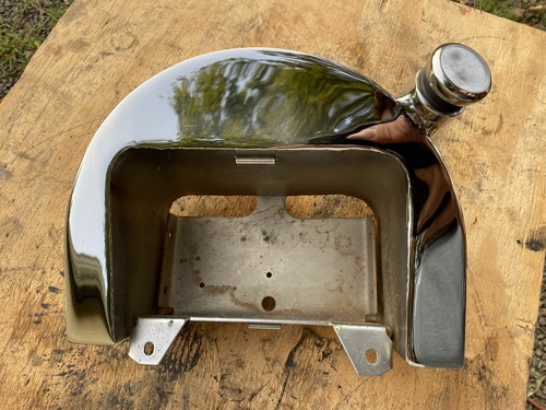 NOS OIL TANK STOCK WIDTH CHROME SOFTAIL RIGID HARLEY CHOPPER BOBBER | eBay