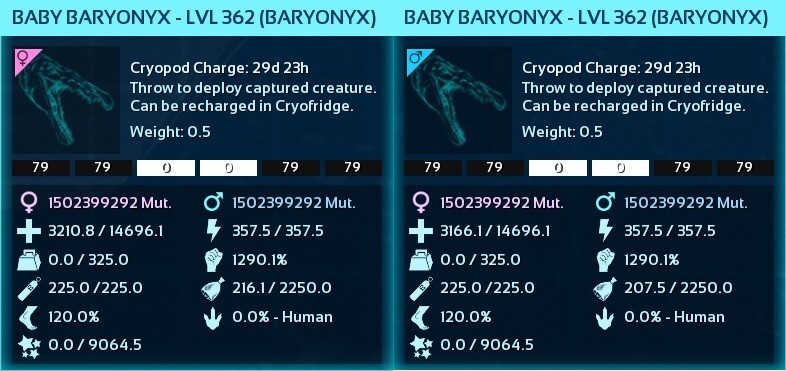 ARK Survival Ascended PvE BARYONYX BARY 1290 MD BASE TOP BLACK PC/XBOX ...