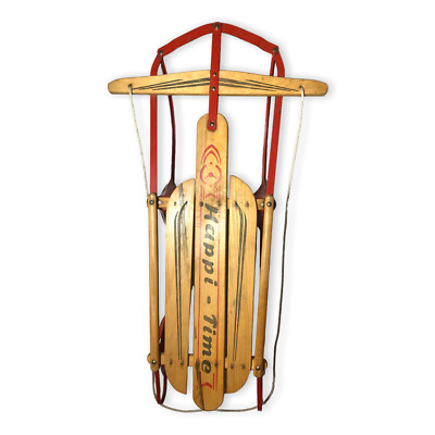 Vintage Happi Time Sled Wood / Metal Runner for Rustic Decor | eBay