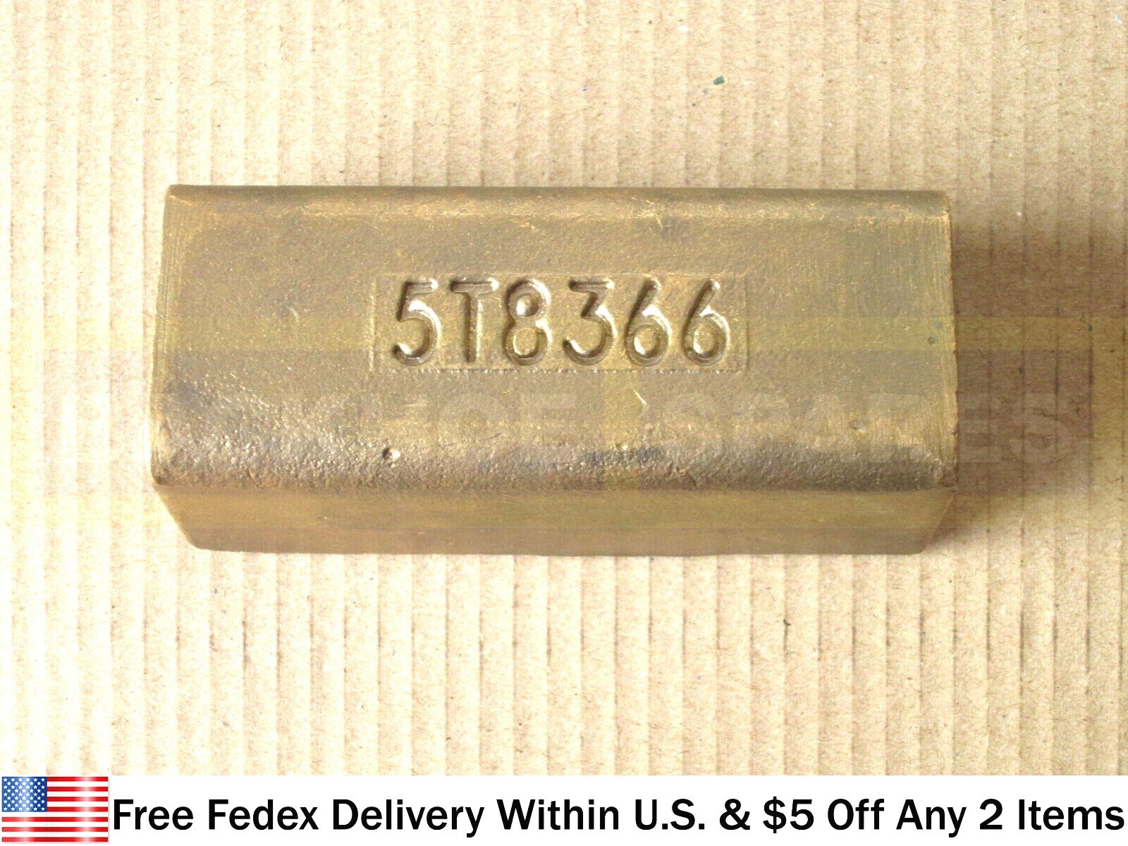 CAT PARTS - WEAR STRIP BRASS (PART NO. 5T8366 5D0134 2C4919 6D5416 ...