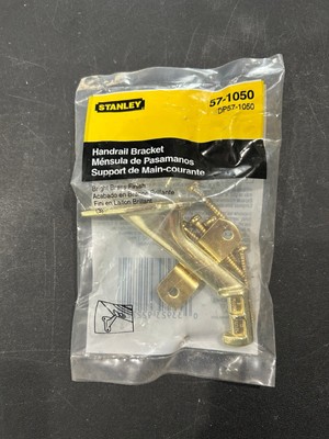 New Stanley DP57-1050 handrail brackets - brigth brass finish | eBay