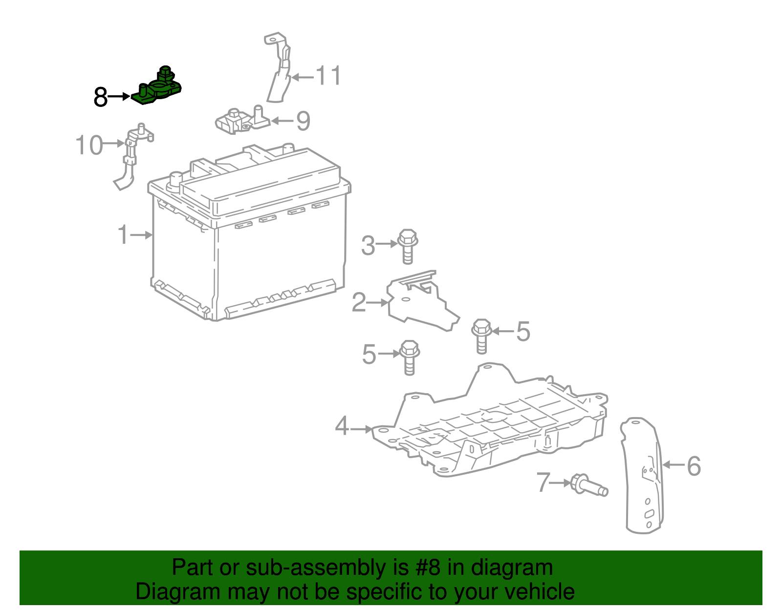 90982-05072+Toyota+Terminal+Battery+Positive+9098205072+Genuine+OEM ...