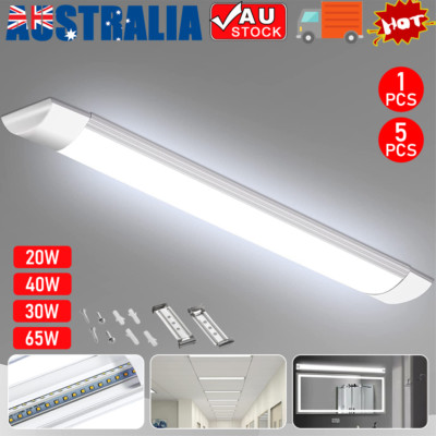 LED Slim Ceiling Batten Tube Light 30CM 60CM 90CM 120CM Linear Fluro ...