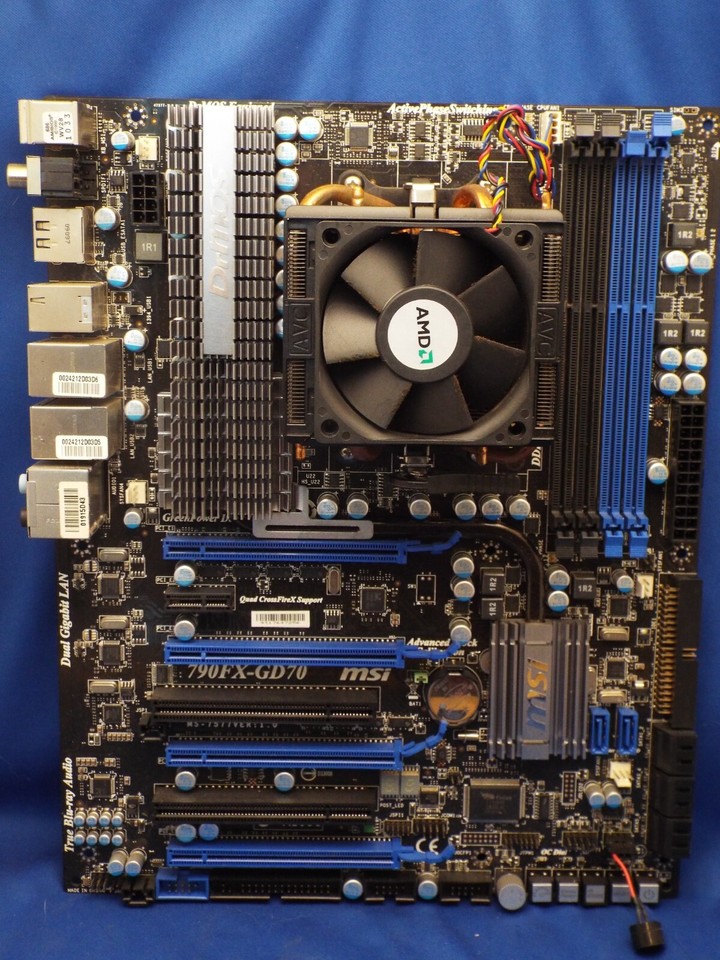 MSI 790FX-GD70, Socket AM3, AMD Motherboard 816909055665| eBay