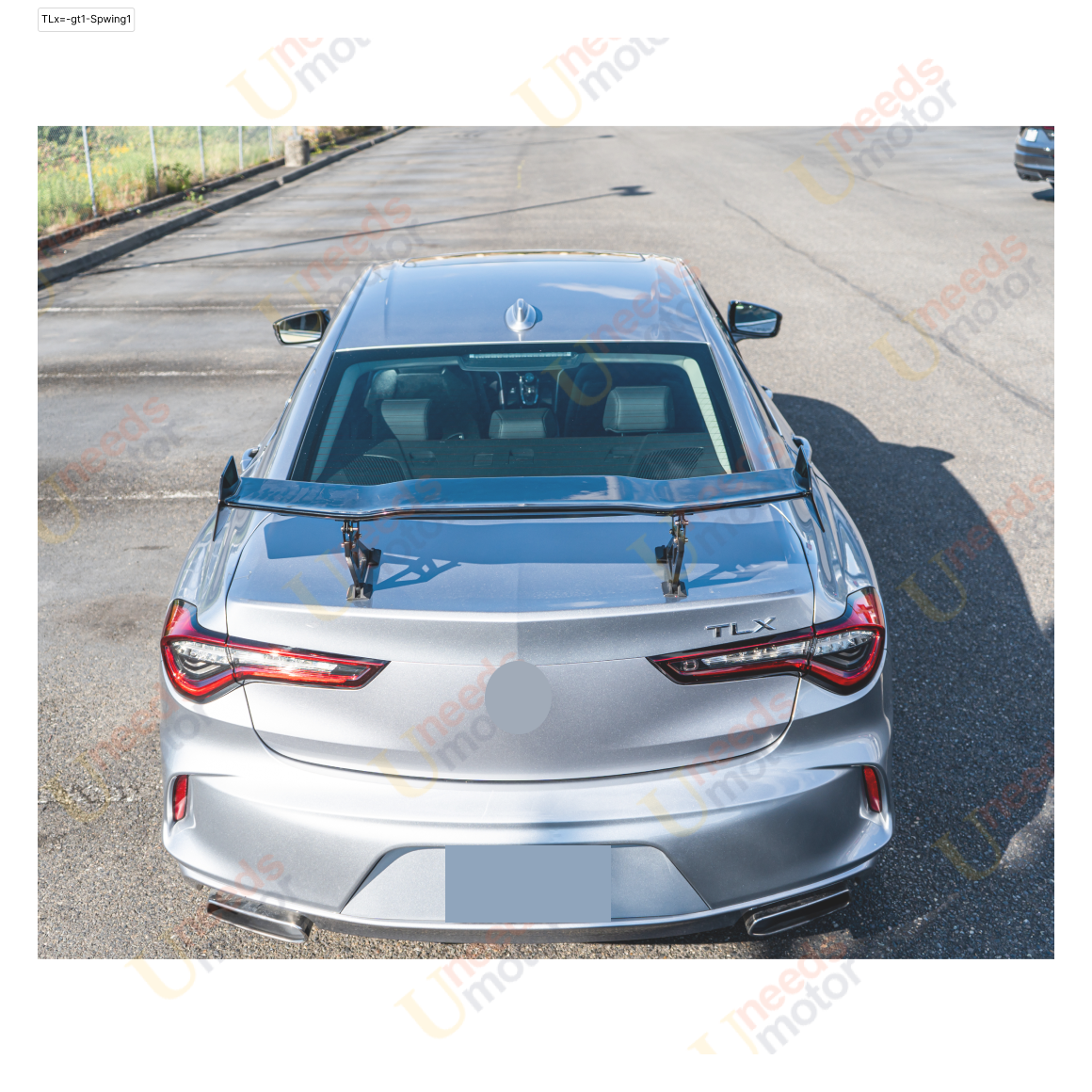 For 2015-2025 Acura TLX JDM GT Style Glossy Black Rear Trunk Spoiler ...
