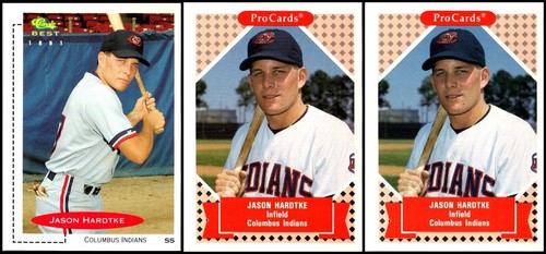 1991 Jason Hardtke (3) Card Lot - EXCLUSIVE – BE AMONG THE FIRST TO OWN ...