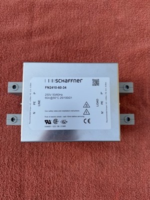 Schaffner FN2410‑60‑34 EMI/RFI Line Filter | eBay