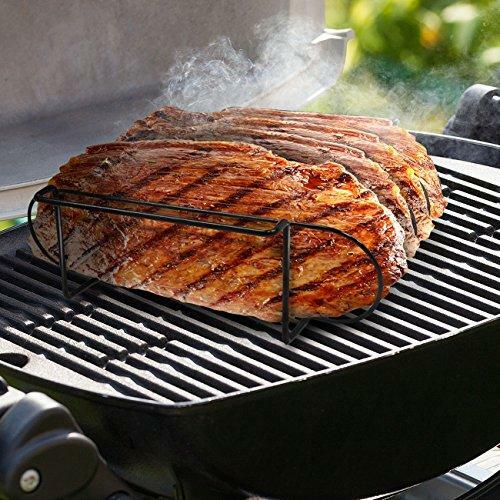 Sorbus Non-stick Rib Rack Porcelain Coated Steel Roasting Stand Holds ...