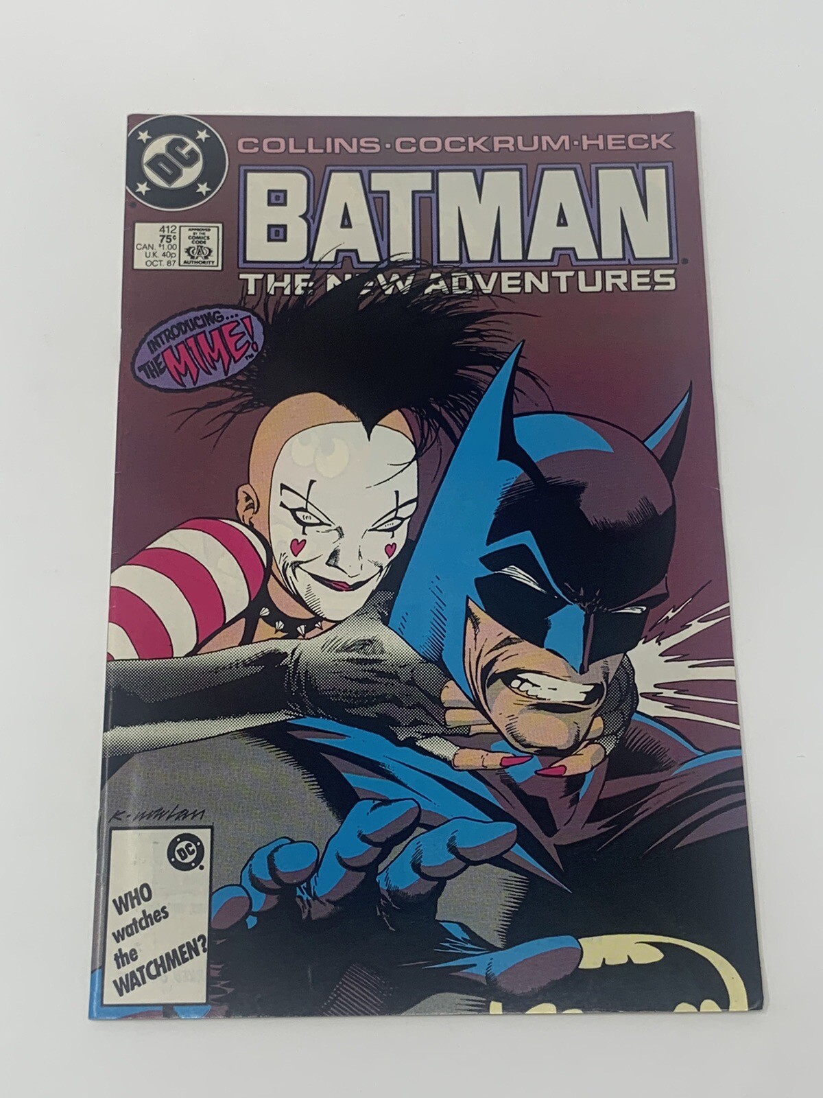Batman #412 (1987) Vintage Key Comic, 1st Appearance of the Mime | eBay