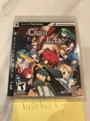 Cross Edge (Playstation 3 PS3) NEW SEALED Y-FOLD MINT, RARE NIS RPG ...