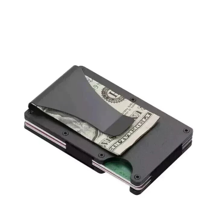 The Ridge Style Titanium Wallet with RFID Blocking Card Slots, Money ...