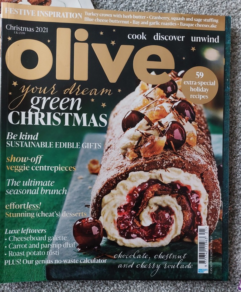 Older Christmas Food Magazine Bundle, Olive , Ultimate Christmas ...