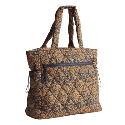 Vera Bradley Featherweight Original Tote Lotus Montage Roasted Pecan | eBay
