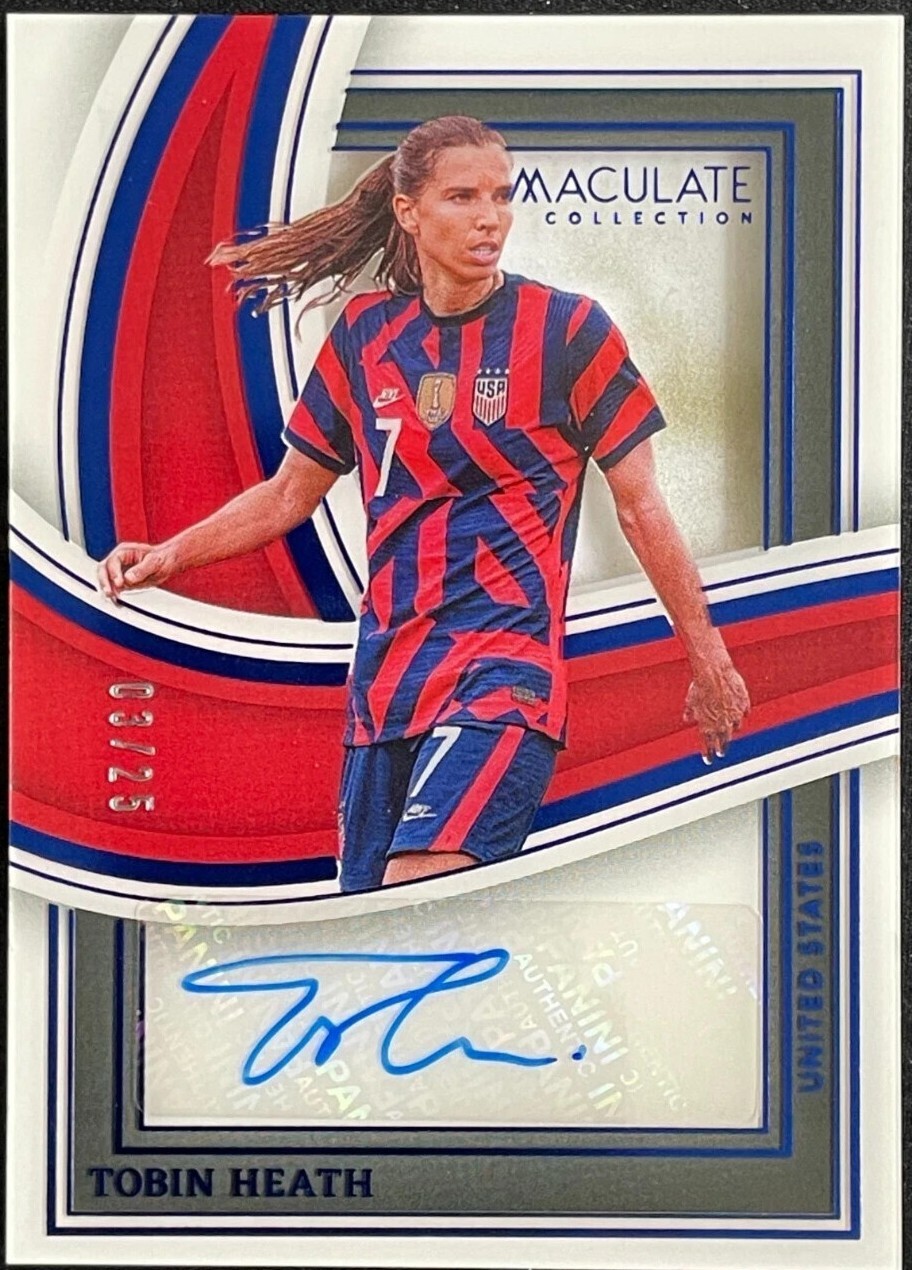 2023-24 Panini Immaculate Collection - Shadowbox Signatures Tobin Heath ...