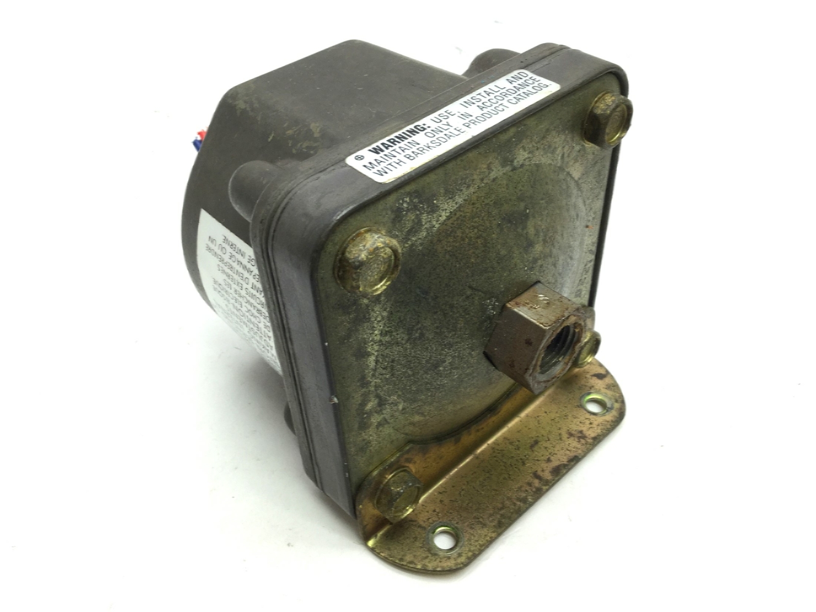 Barksdale D1H-H18SS Pressure/Vacuum Actuated Diaphragm Switch .4-18 PSI ...