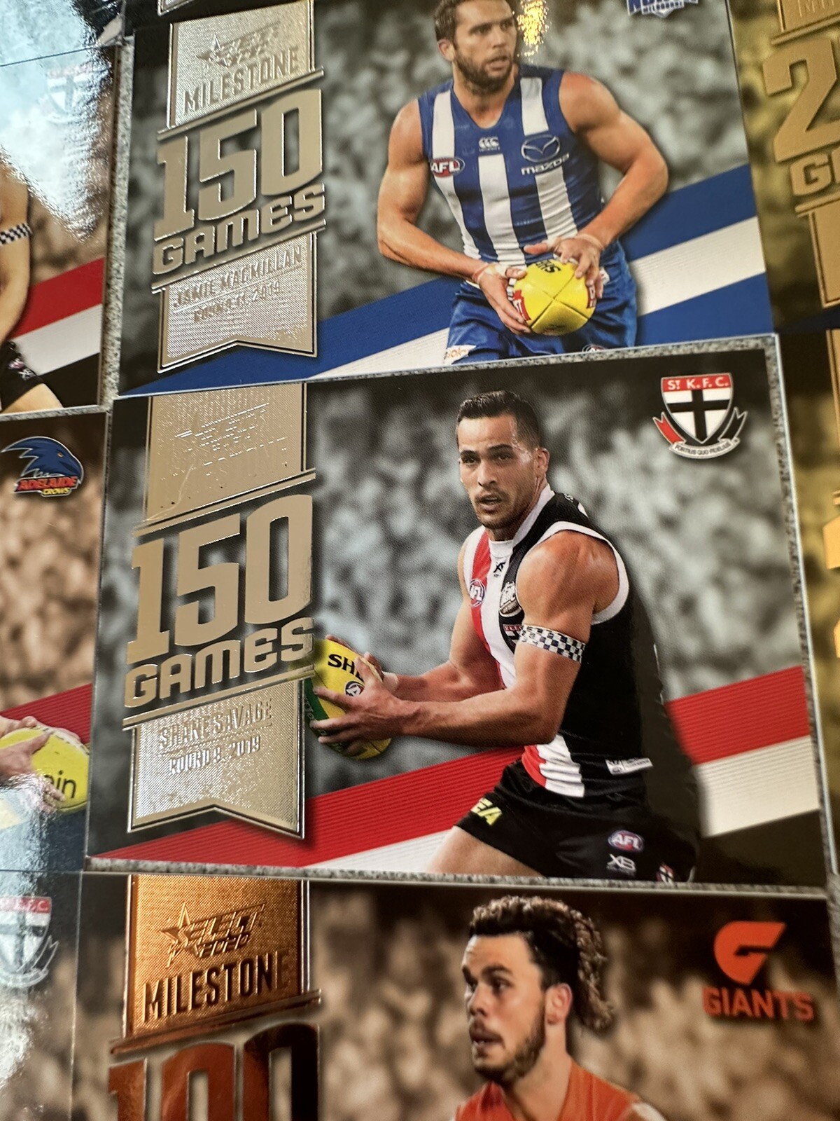 2020 AFL SELECT FOOTY STARS MILESTONE GAMES (CHOOSE YOUR OWN INSERT/S ...