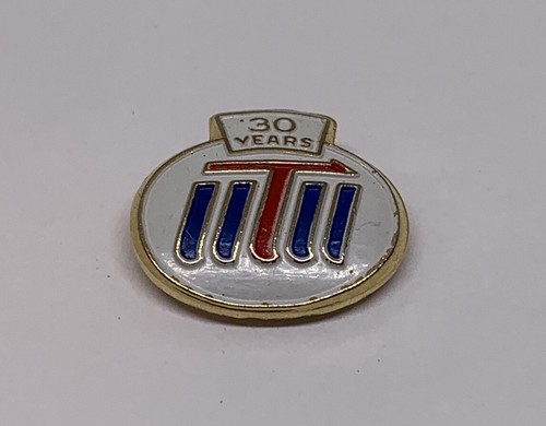 United Transportation Union UTU 30 Year Service Railroad Airline Lapel ...