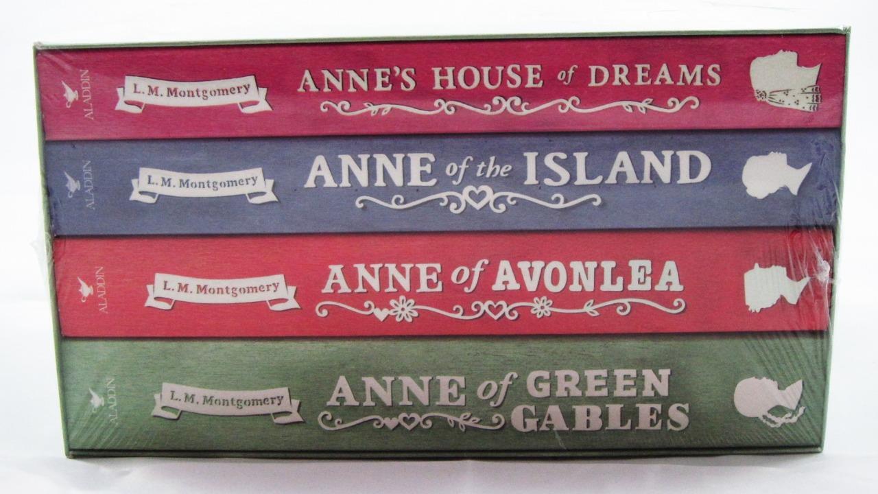 New ANNE OF GREEN GABLES Boxed Gift Set 4 Paperbacks Montgomery ...