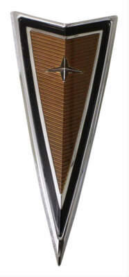 1977-81 FIREBIRD TRANS AM FRONT BUMPER ARROWHEAD EMBLEM, GOLD | eBay