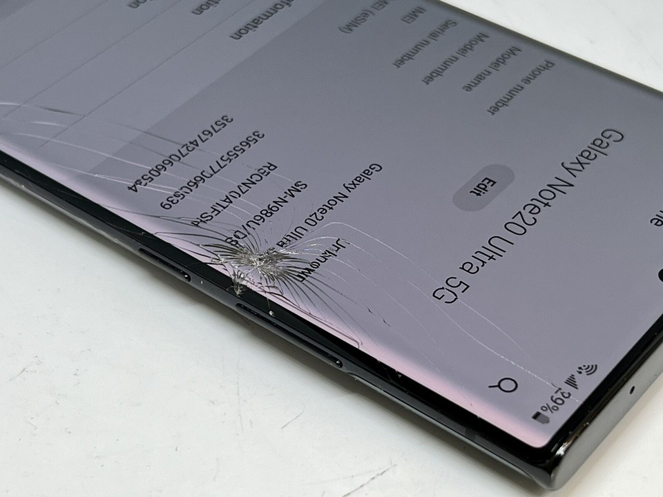 Samsung Galaxy Note 20 Ultra 5G 128GB (UNLOCKED) - *CRACKED SCREEN ...