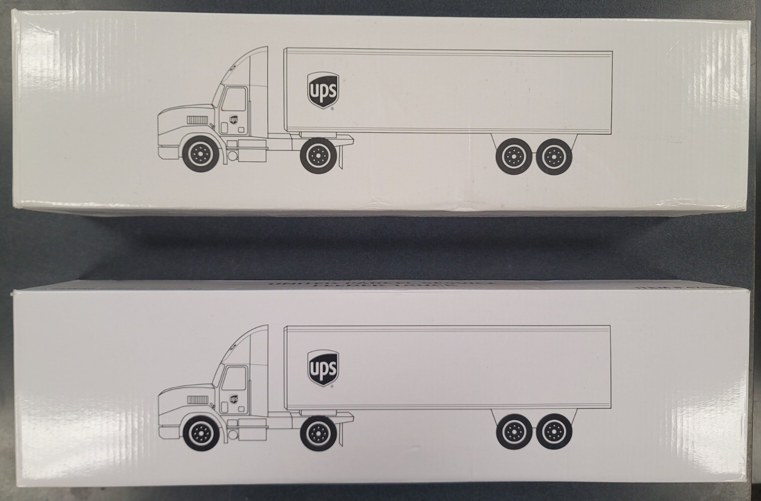 UPS United Parcel Service Feeder Diecast Truck Tractor Trailer Lot Of 2 ...