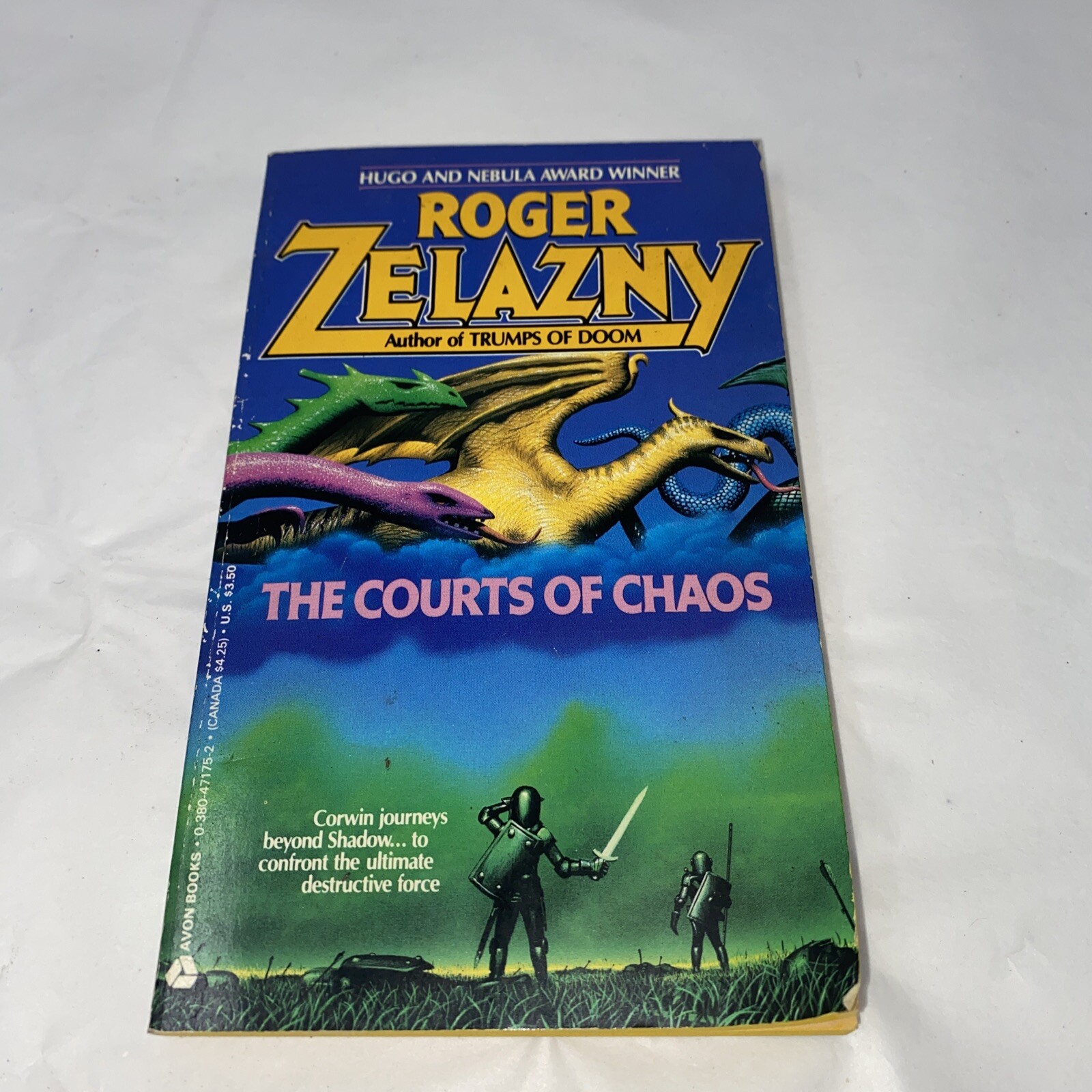1979 THE COURTS OF CHAOS Amber Series Roger Zelazny Avon Sci Fi ...
