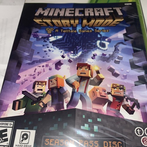 Minecraft: Story Mode - Season Pass Disc Xbox 360 2015 New Sealed Video ...